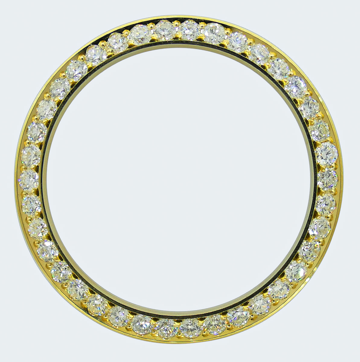 14k Gold 36mm 2.66ct YG – Bezels Unlimited
